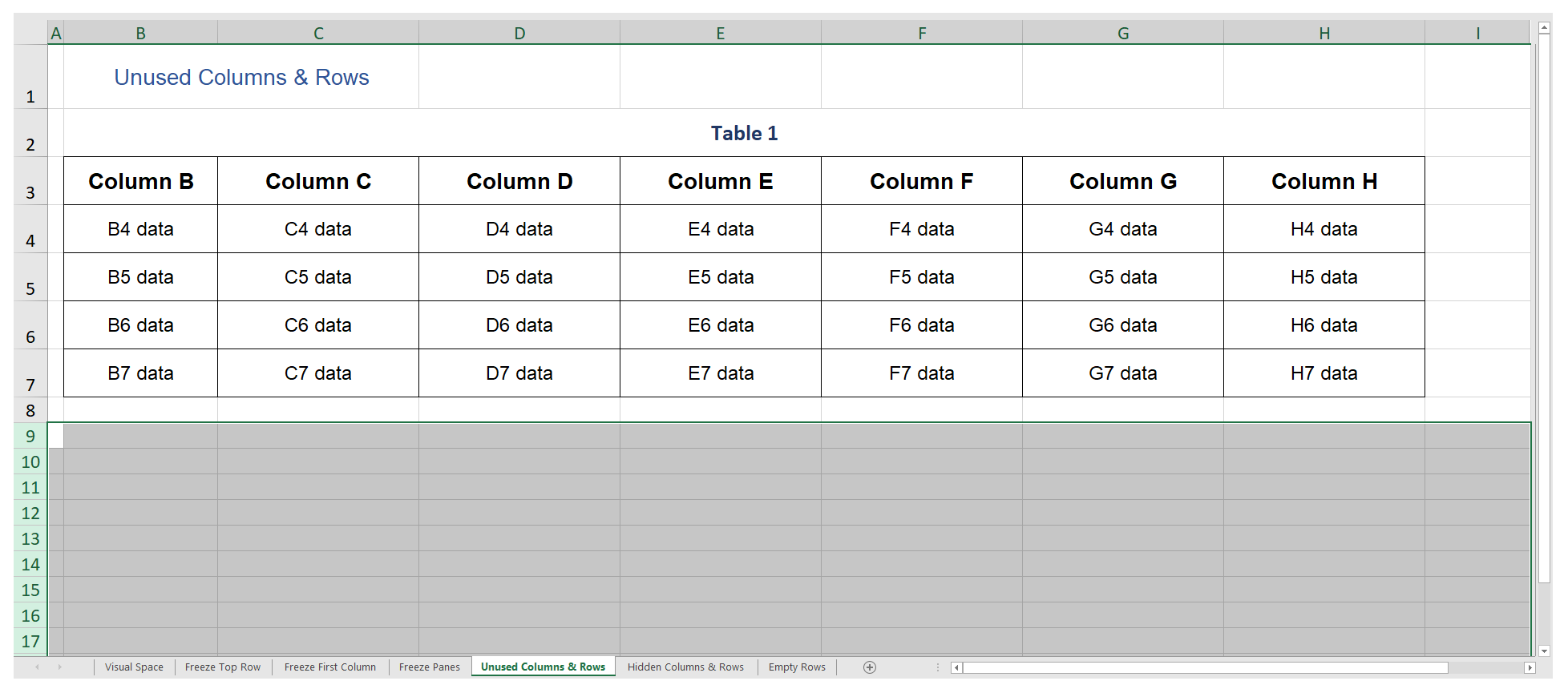 WebAIM Microsoft Excel Optimizing Spreadsheet Accessibility